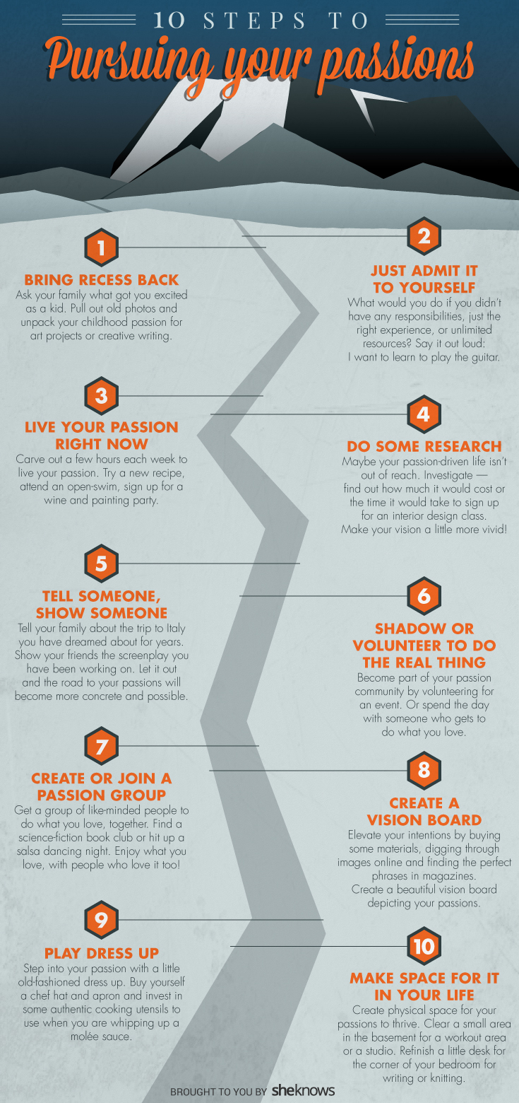10 Incredible ways to start living a passion-driven life