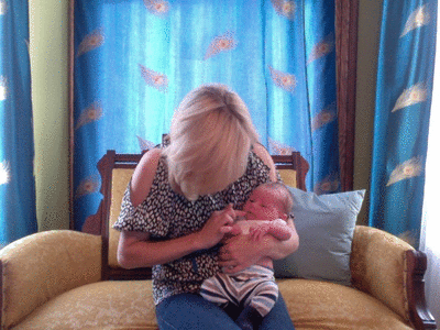 The ups and downs of new motherhood in adorable baby GIFs