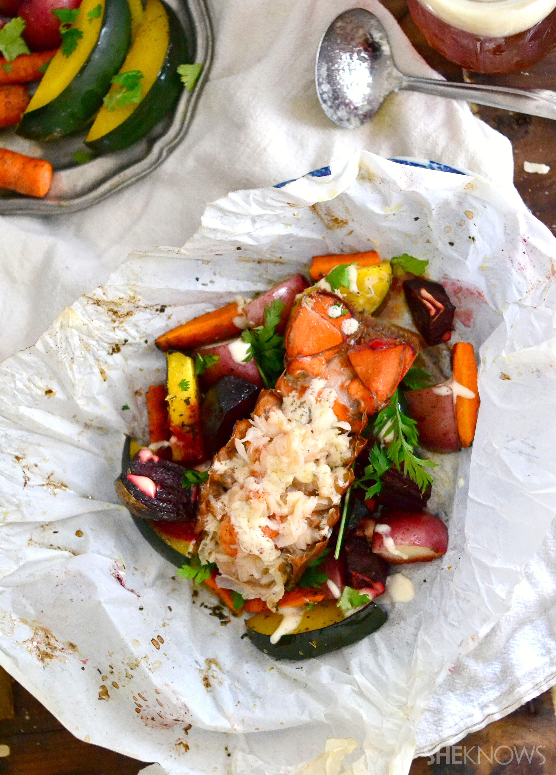 How to make the easiest-ever parchment paper lobster
